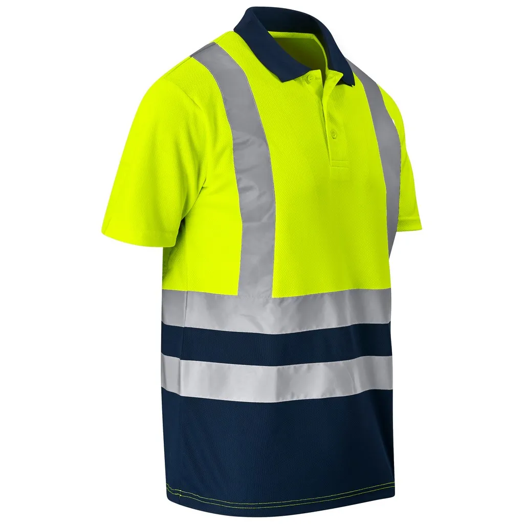 Surveyor Two Tone Hi Viz Golf Shirt | Creative Brands