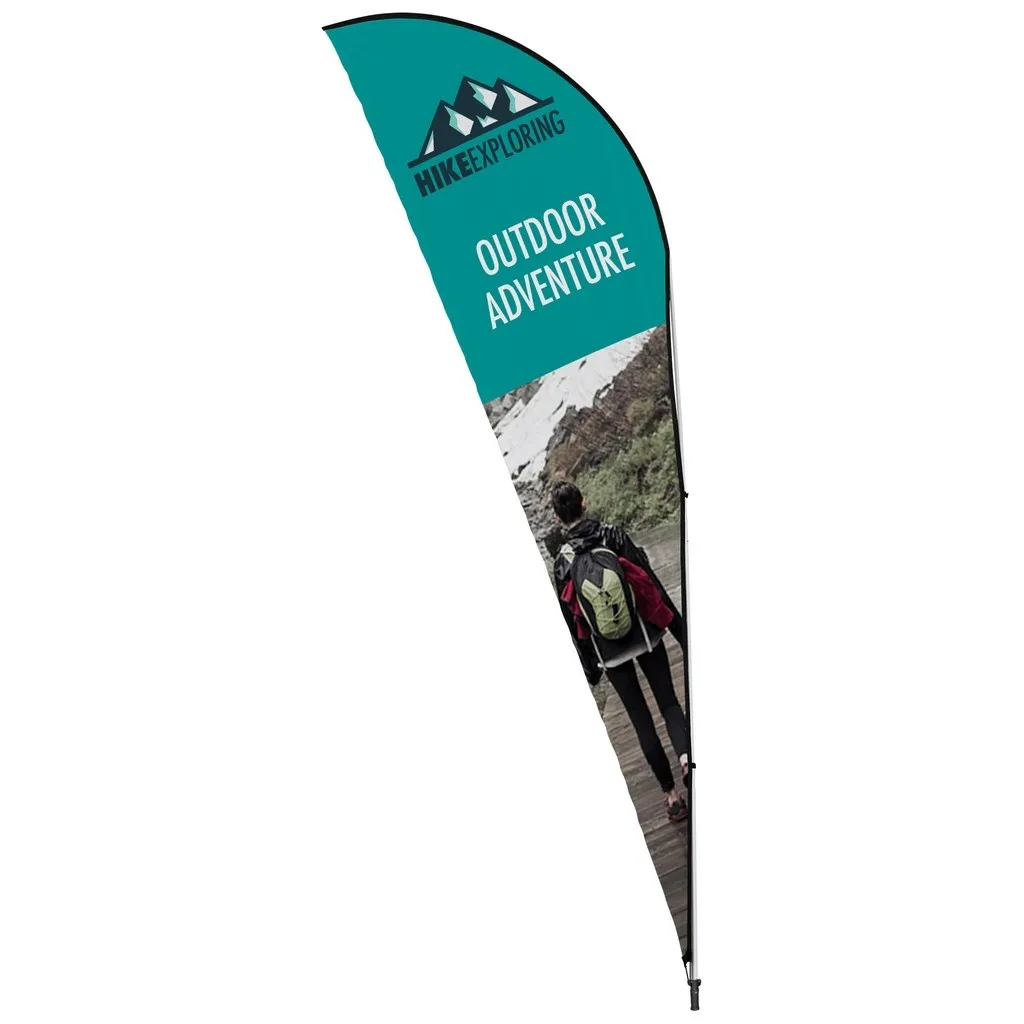 4m Sharkfin Double Sided Flying Banner | Creative Brands