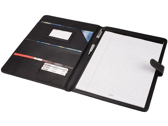 A4 Tuscan Leather Folder Tab Closure | Creative Brands