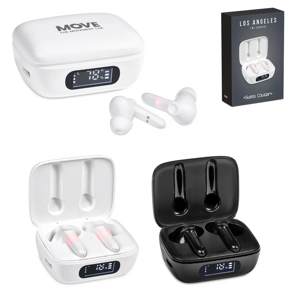 Swiss Cougar Los Angeles TWS Earbuds | Creative Brands