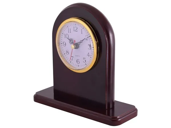 Rosewood Desk Clock | Creative Brands