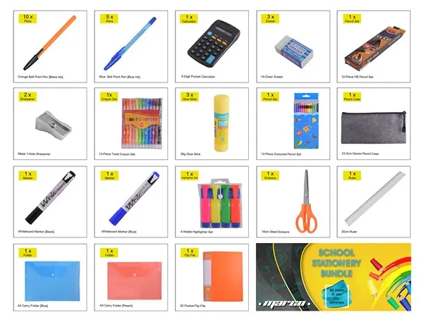 36 Piece Back To School Stationery Pack | Creative Brands